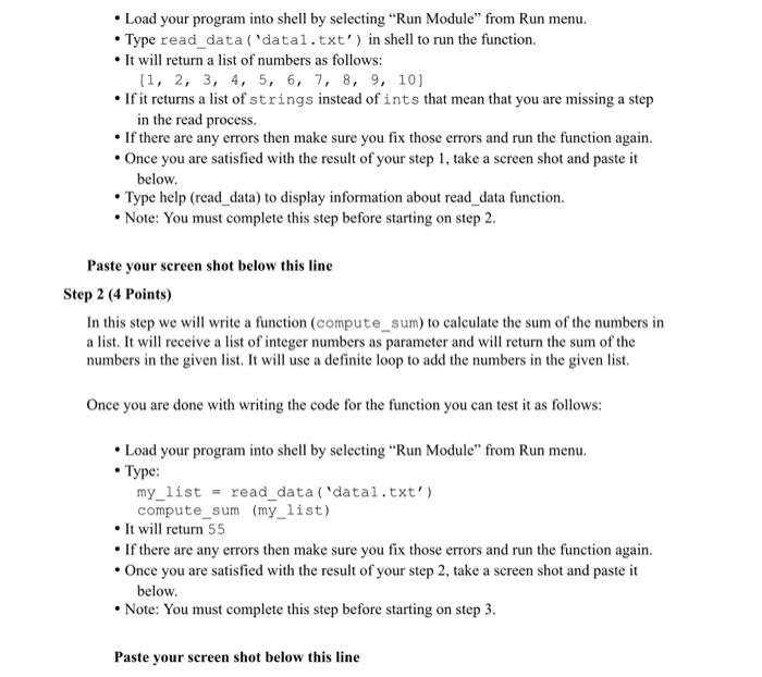Solved Step 1 4 Points In This Step We Will Write A 