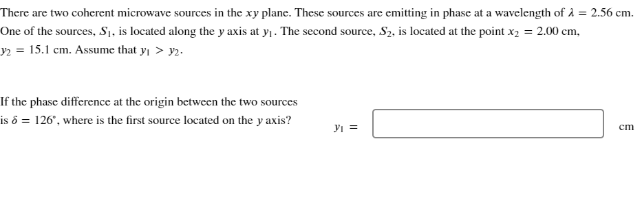 Solved There are two coherent microwave sources in the xy | Chegg.com