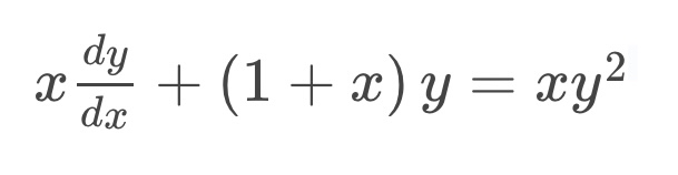 Solved Find the general solution: xdydx+(1+x)y=xy2 | Chegg.com