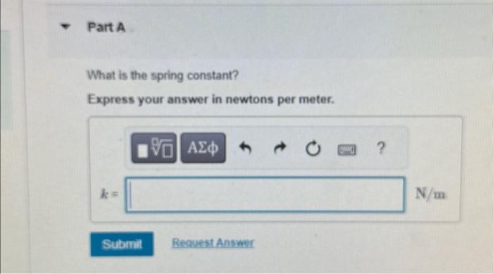Solved In a physics lab experiment, a spring clamped to the | Chegg.com