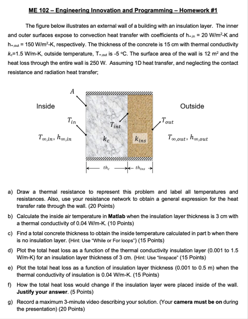 Solved ME 102 - ﻿Engineering Innovation and Programming - | Chegg.com