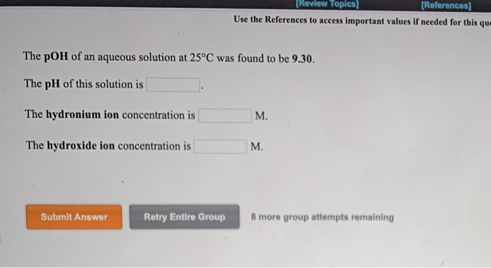 Solved [Review Toples] [References) Use the References to | Chegg.com