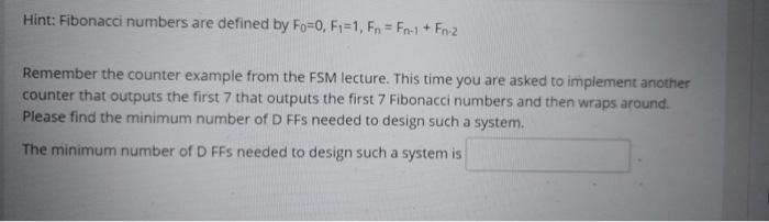 Solved Hint: Fibonacci numbers are defined by | Chegg.com