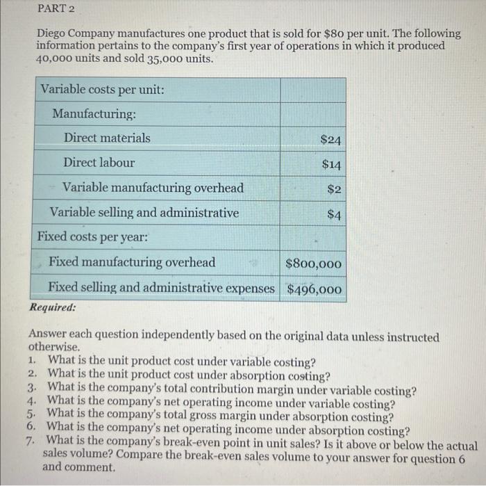 Solved ensure that you show your calculations must is given | Chegg.com