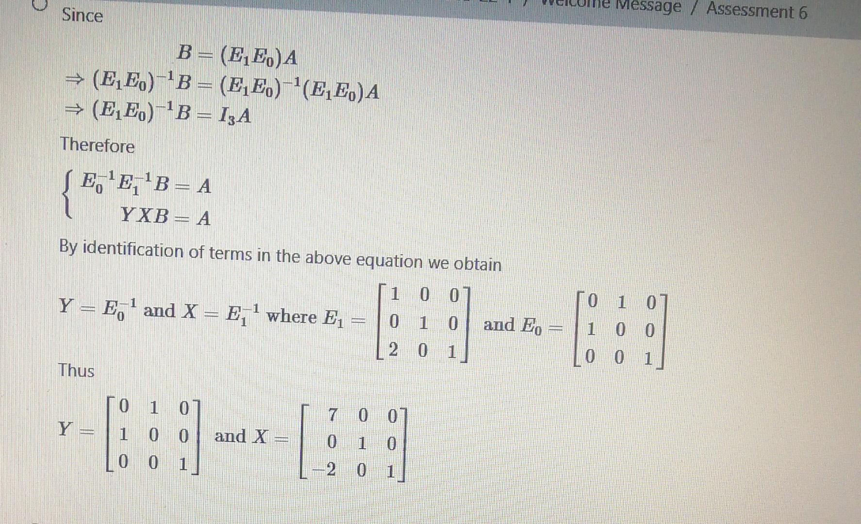 Solved We consider the matrices below. A=⎣⎡−238741115⎦⎤ and | Chegg.com