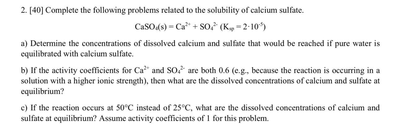 Solved 2. [40] Complete the following problems related to | Chegg.com