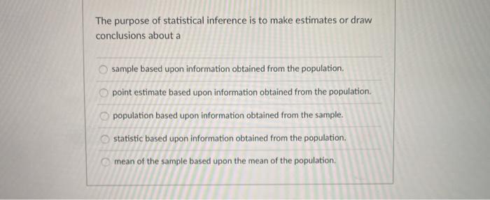 Solved A Simple Random Sample Of 31 Observations Was Taken