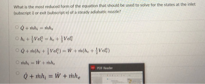 Solved What is the most reduced form of the equation that | Chegg.com