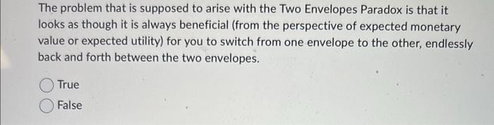 Solved The problem that is supposed to arise with the Two | Chegg.com