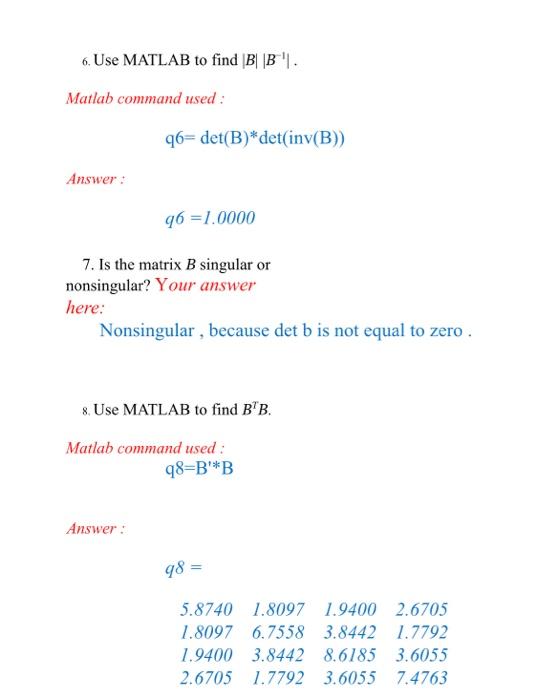 Solved this is a MATLAB project. please do ONLY the last | Chegg.com