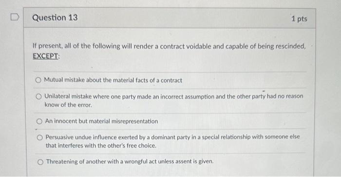 Solved If present, all of the following will render a | Chegg.com