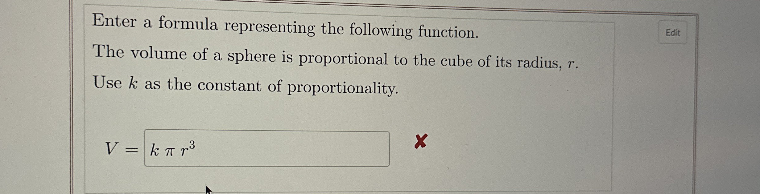 Solved Enter a formula representing the following | Chegg.com