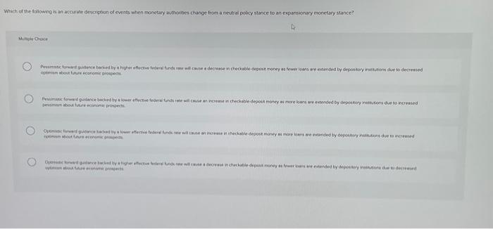 Solved Which of the following is an accurate description of | Chegg.com