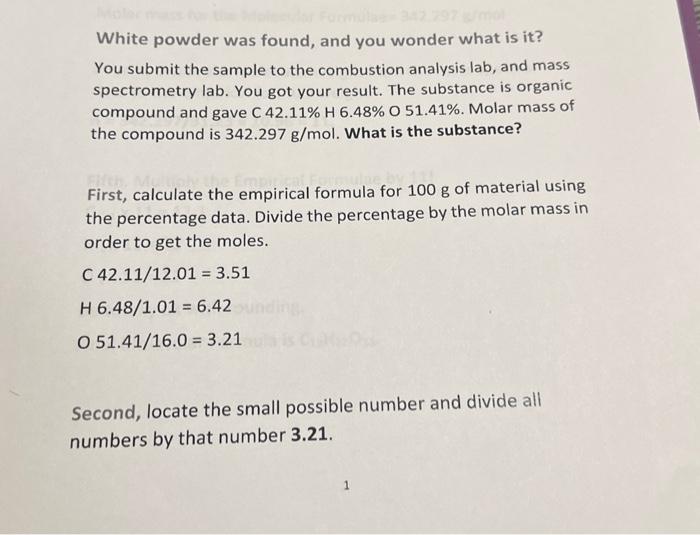 Solved We got C1.1H2O1. The Empirical Formulae is: C1,1H2O1 | Chegg.com