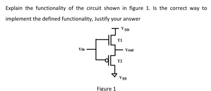 Solved Explain the functionality of the circuit shown in | Chegg.com