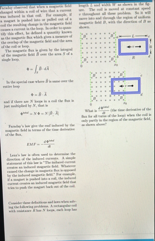 Solved Faraday observedd that when a magnetic field changed | Chegg.com