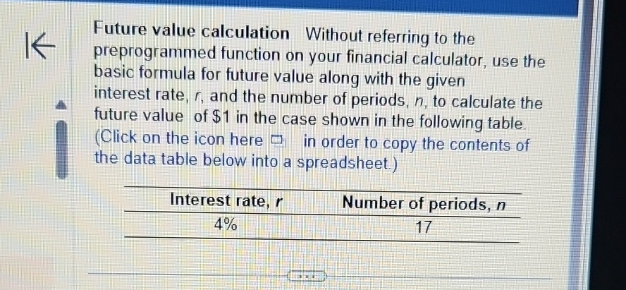 Solved Future value calculation Without referring to | Chegg.com