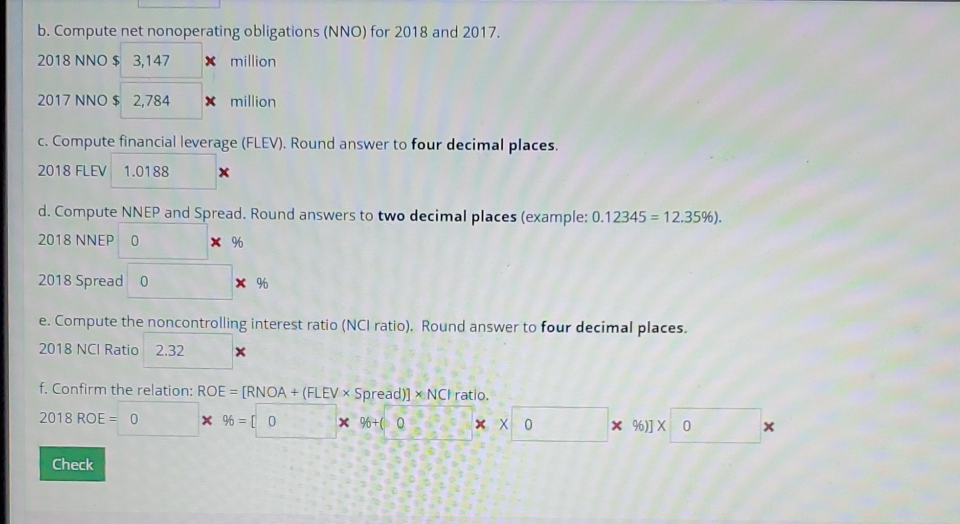 Solved Direct Computation of Nonoperating Return with | Chegg.com