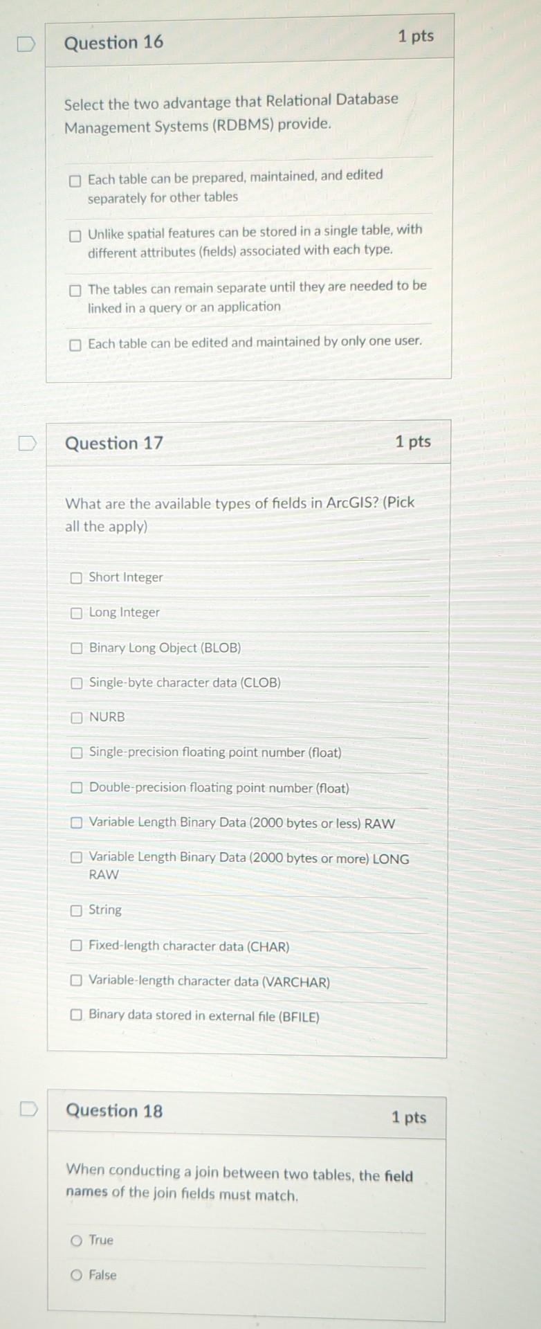 Solved Select the two advantage that Relational Database | Chegg.com