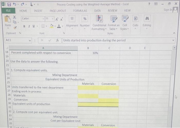 Solved Ending work in process inventory: Equivalent | Chegg.com