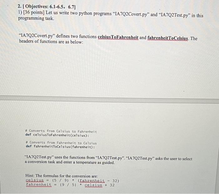 Solved 2. [Objectives: 6.1−6.5,6.7] 1) [36 points] Let us | Chegg.com