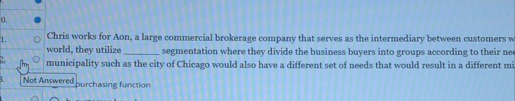 Solved Chris works for Aon, a large commercial brokerage | Chegg.com