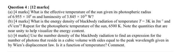 Solved Question 4 : [12 marks] (a) [4 marks] What is the | Chegg.com