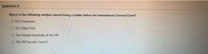 Solved Which of the following entities cannot bring a matter | Chegg.com
