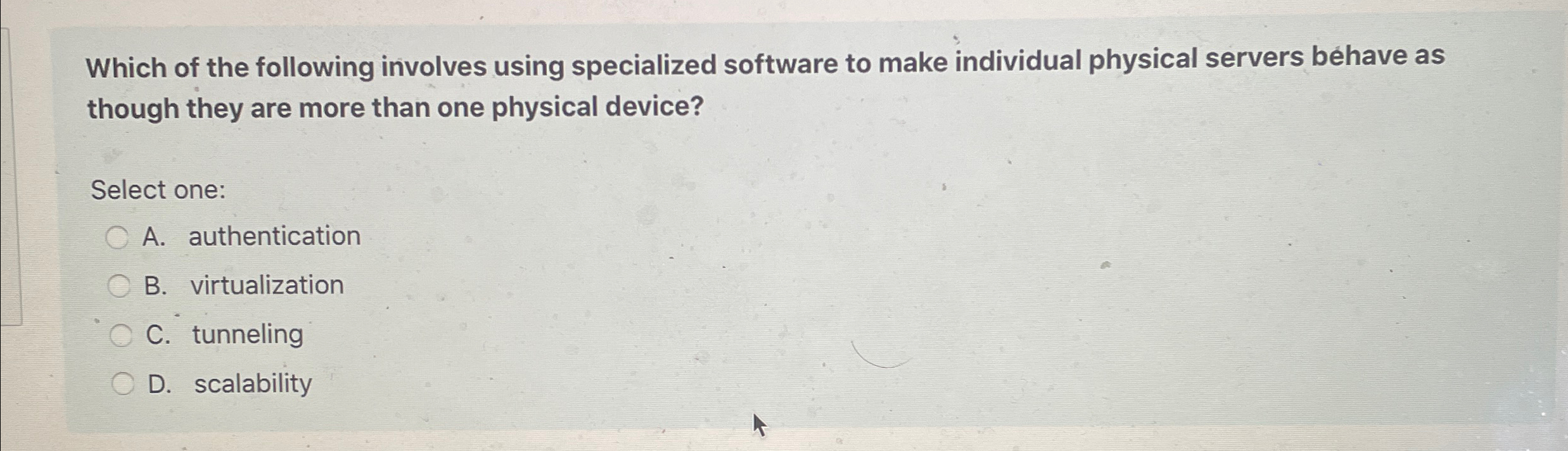 Solved Which of the following involves using specialized | Chegg.com
