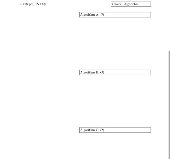Solved 2 (18 pts) P71 Q42.4. Suppose you are choosing | Chegg.com