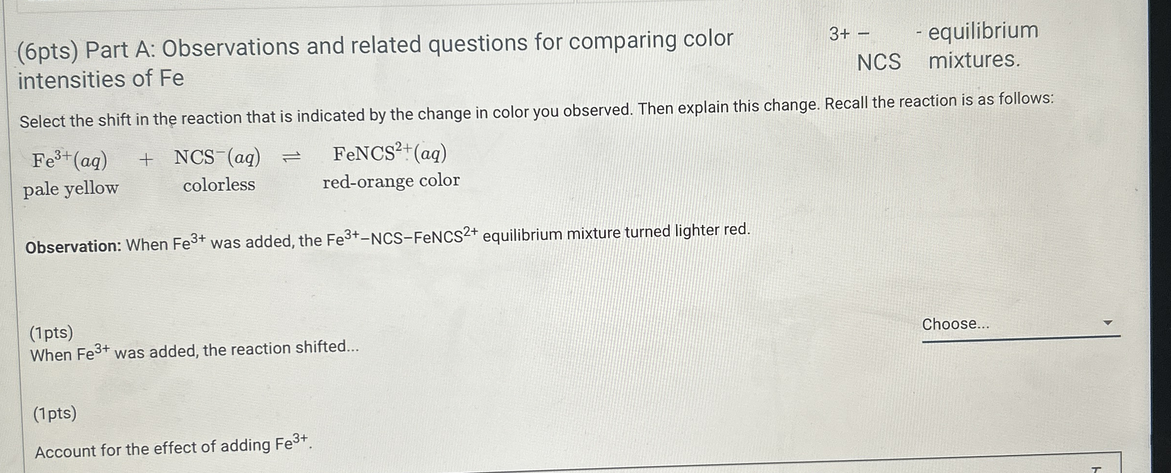 Solved (6pts) ﻿Part A: Observations and related questions | Chegg.com