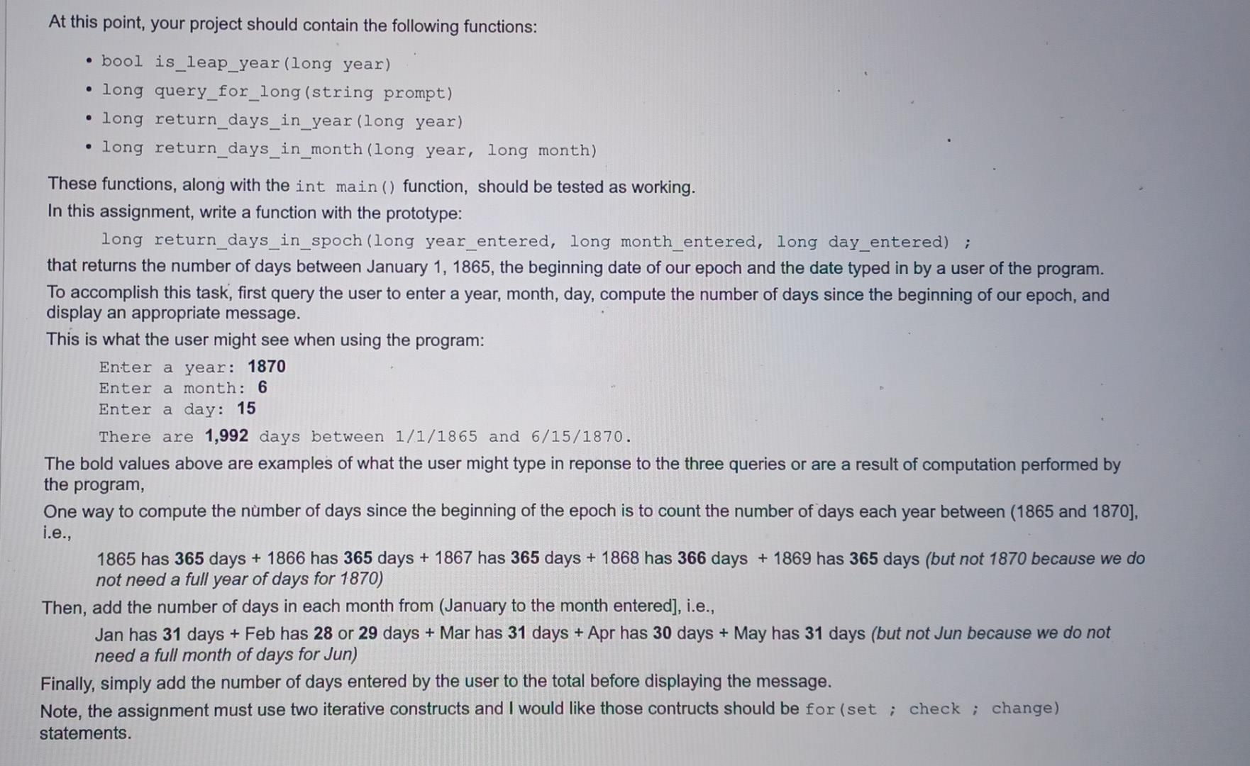 Solved At this point, your project should contain the | Chegg.com