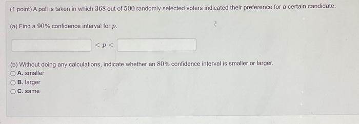 Solved (b) Without doing any calculations, indicate whether | Chegg.com