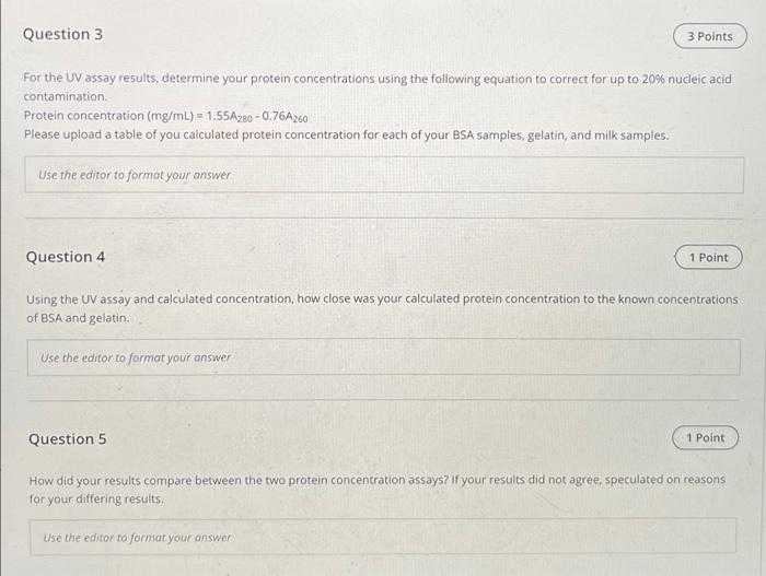 Please answer each question correctly! I will give | Chegg.com