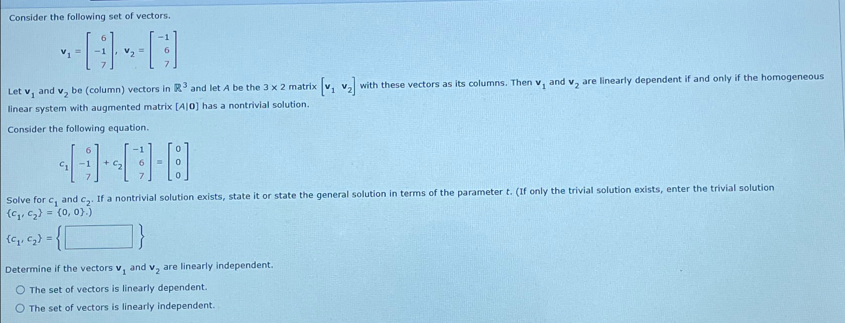 Solved Consider the following set of | Chegg.com