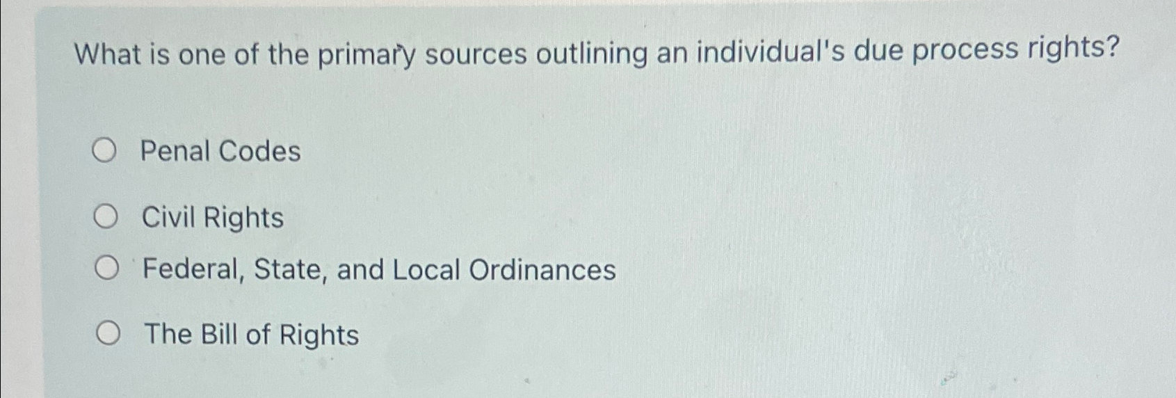 Solved What is one of the primary sources outlining an | Chegg.com