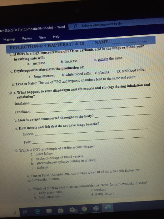 Solved ker28&29 3e (0)(Compatibility Mode] - Word Tell me | Chegg.com