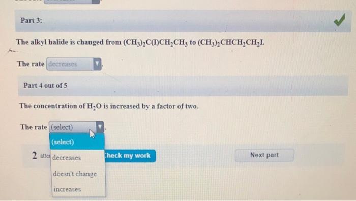 Solved Consider the following Syl reaction. + H2O + 1 OH2 | Chegg.com