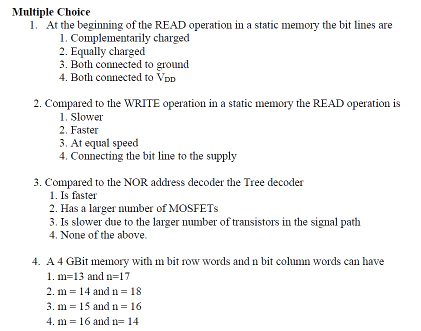 Solved NOT DestructiveRESETs the whole memory | Chegg.com