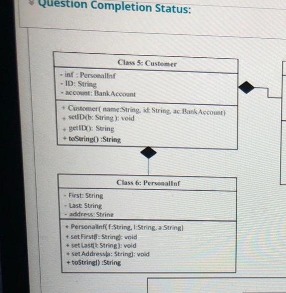Solved Class: Bank Account accountldint balance: double | Chegg.com