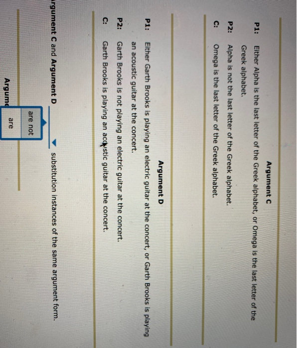 Solved Multiple arguments can be substitution instances of | Chegg.com