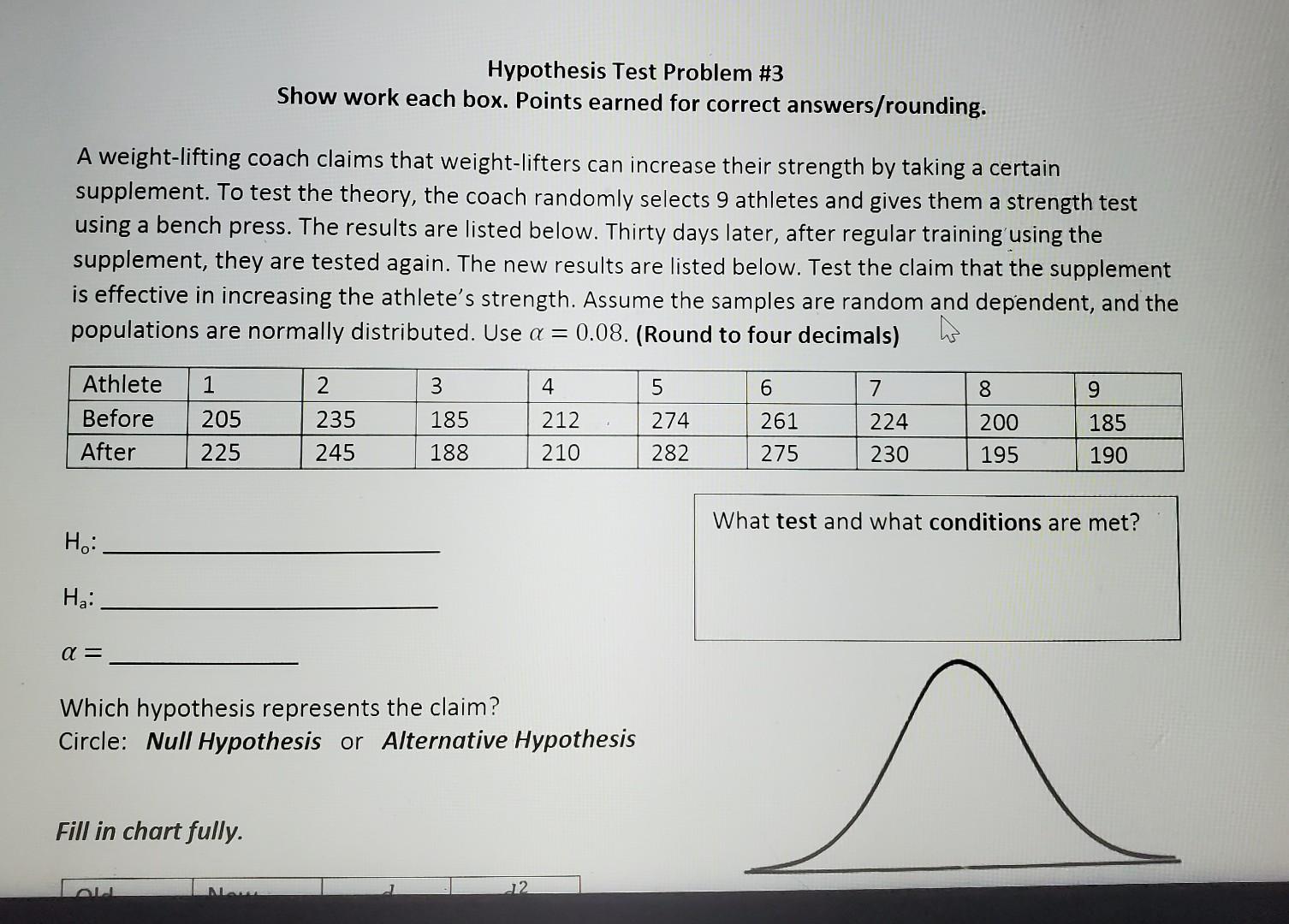 Solved Show work each box. Points earned for correct | Chegg.com