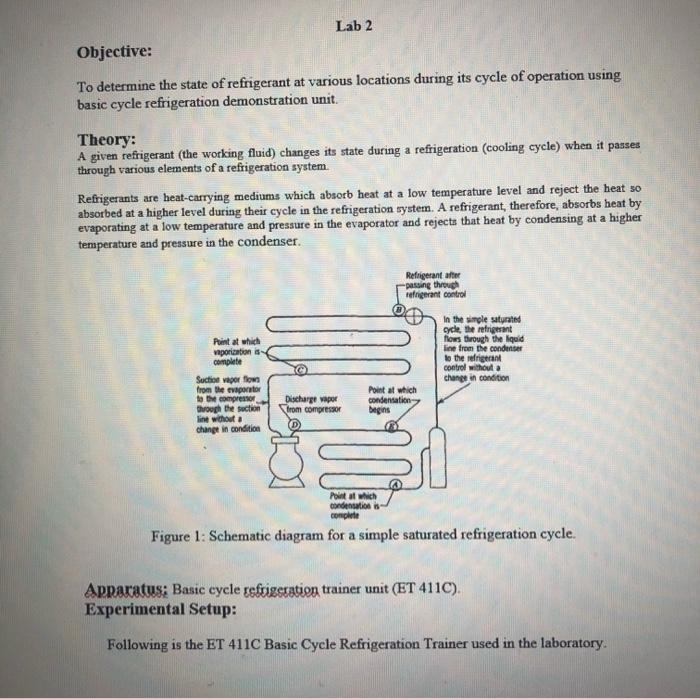 Solved Lab 2 Objective: To determine the state of | Chegg.com
