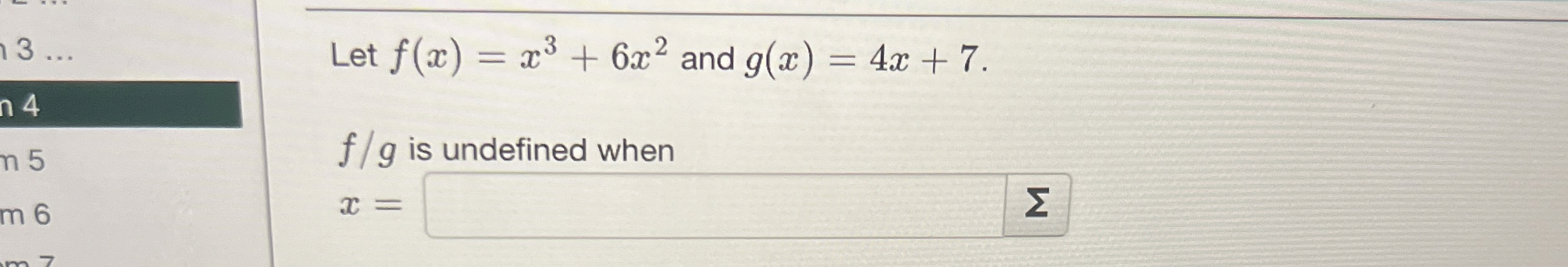 Solved Let f(x)=3x+2 ﻿and g(x)=3x2+3x.(fg)(8)=Let | Chegg.com