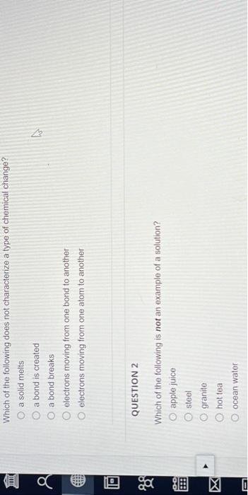 Solved Which of the following does not characterize a type | Chegg.com