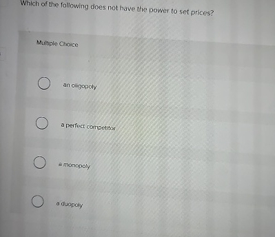 Solved Which of the following does not have the power to set | Chegg.com