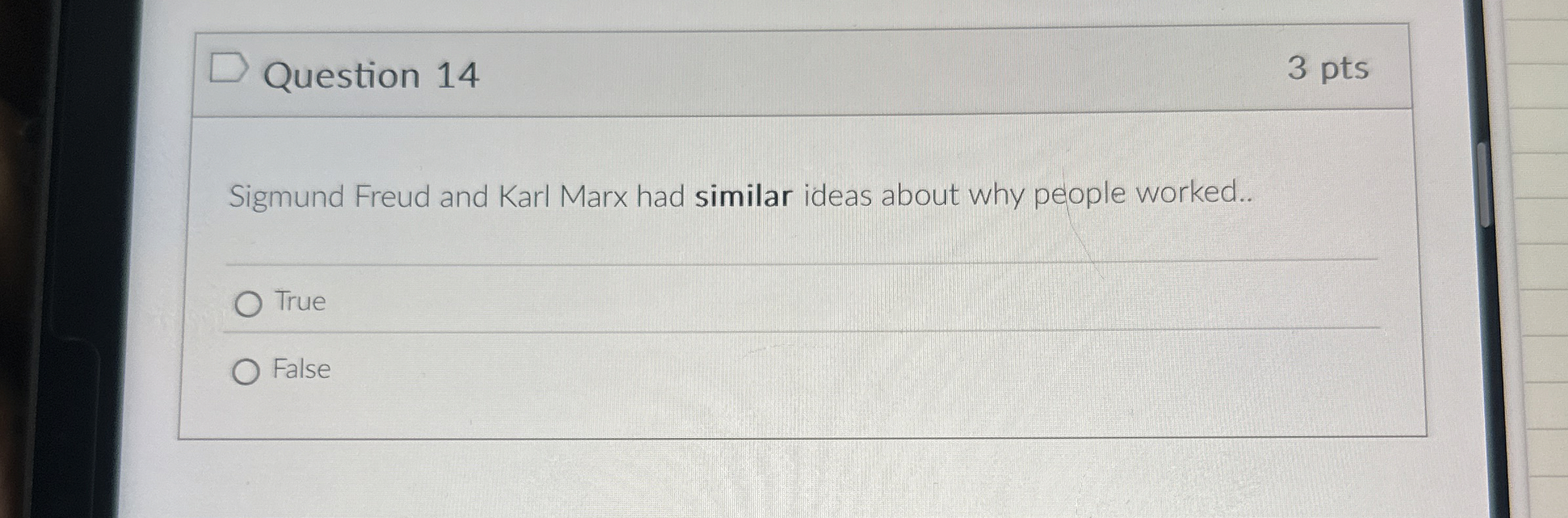 Solved Question 14Sigmund Freud and Karl Marx had similar | Chegg.com