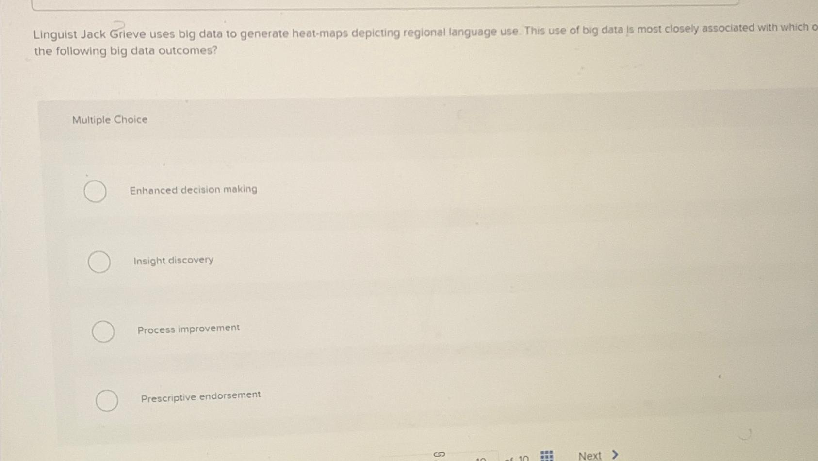 Solved Linguist Jack Grieve uses big data to generate | Chegg.com
