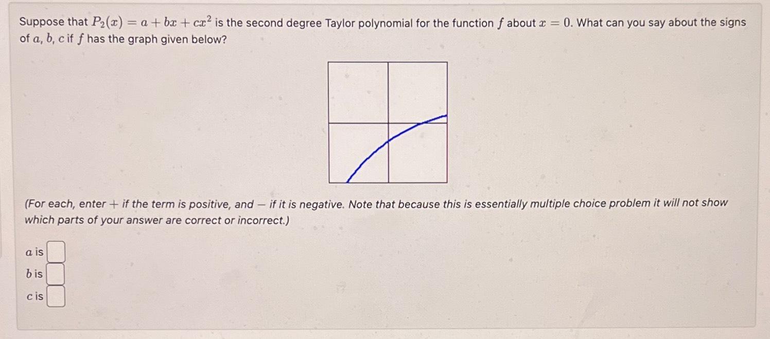 Solved Suppose that P2(x)=a+bx+cx2 ﻿is the second degree | Chegg.com