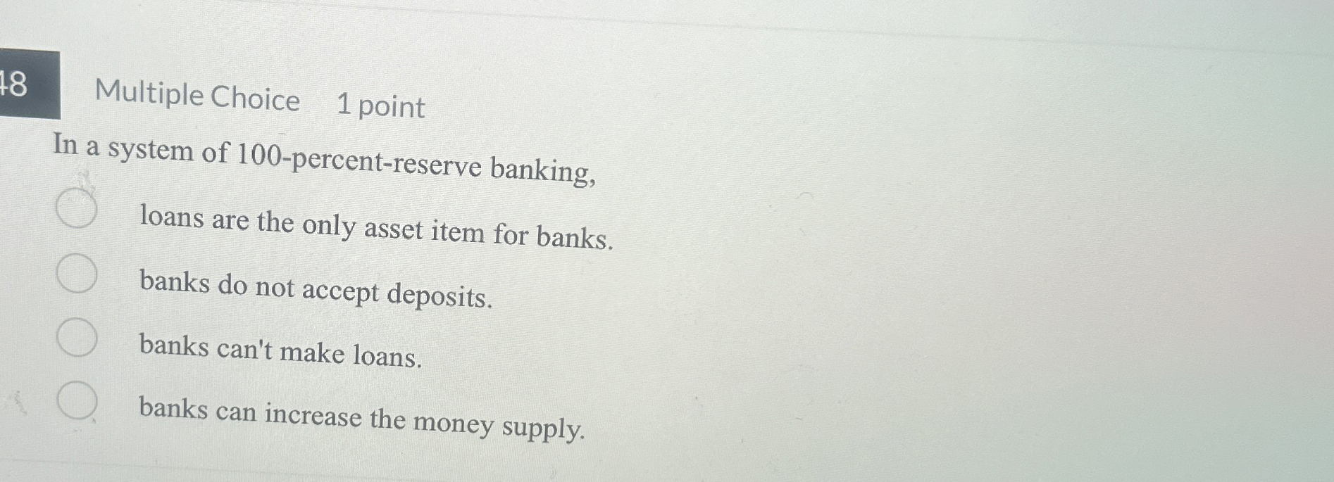 Solved 18Multiple Choice1 ﻿pointIn a system of | Chegg.com